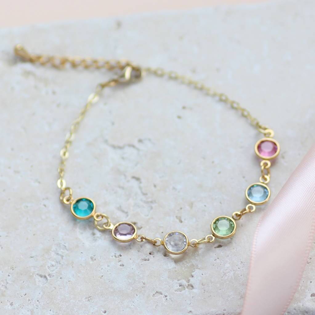 Gemvius family birthstone bracelet store